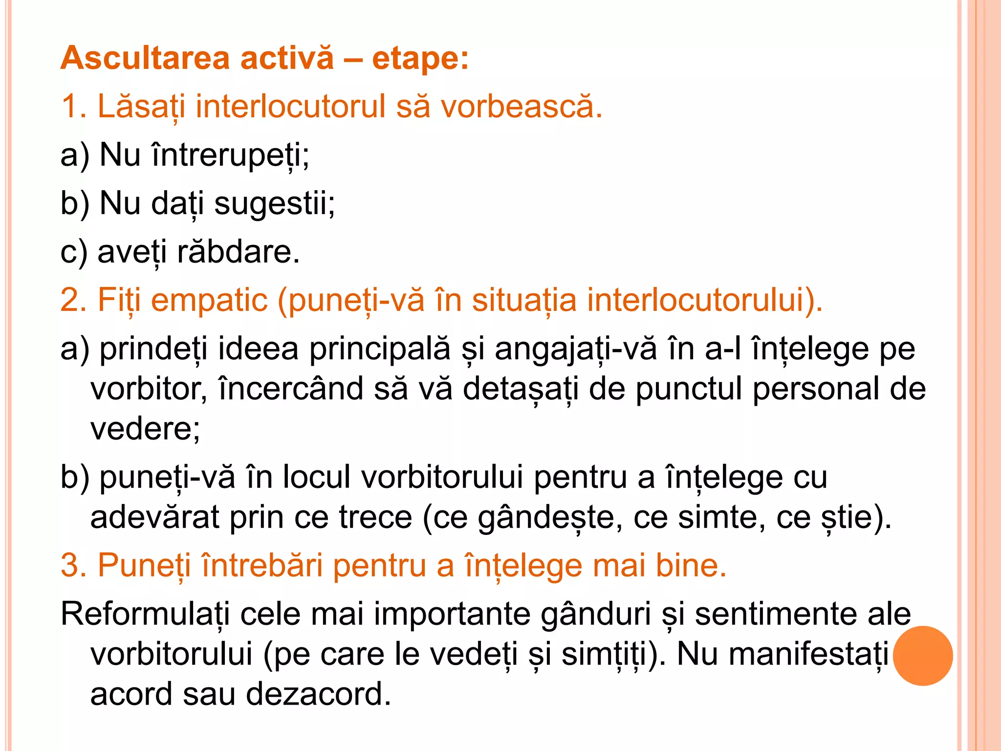 6. Com. verbala Tehnici de ascultare.ppt