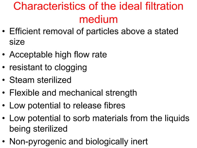 6.STERILIZATION BY FILTRATION.ppt | Chemistry | Science