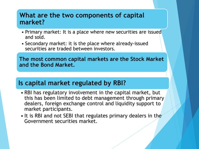 Capital Market | PPTX | Stocks and Bonds | Personal Investing