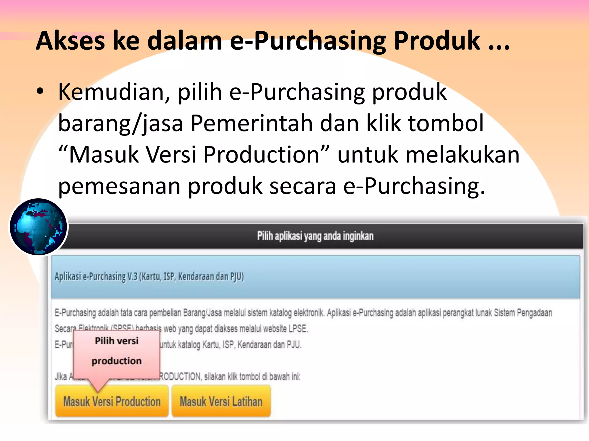 Tahapan e-Purchasing melalui e-Katalog _Training "e-PURCHASING from e ...