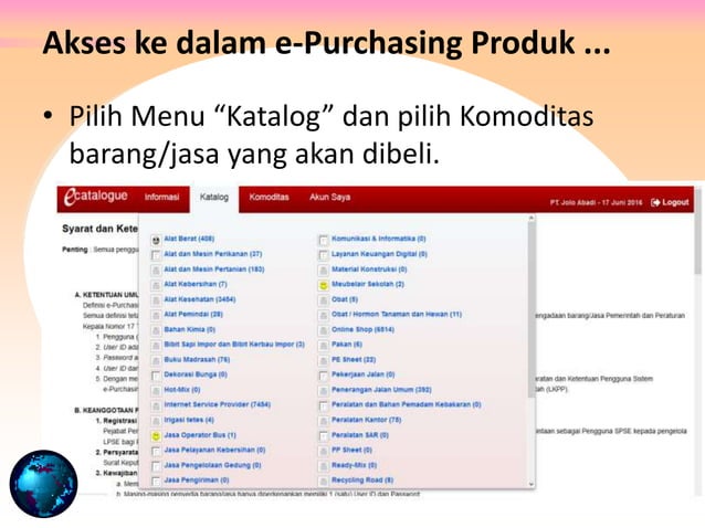 Tahapan e-Purchasing melalui e-Katalog _Training "e-PURCHASING from e-Cataloque".