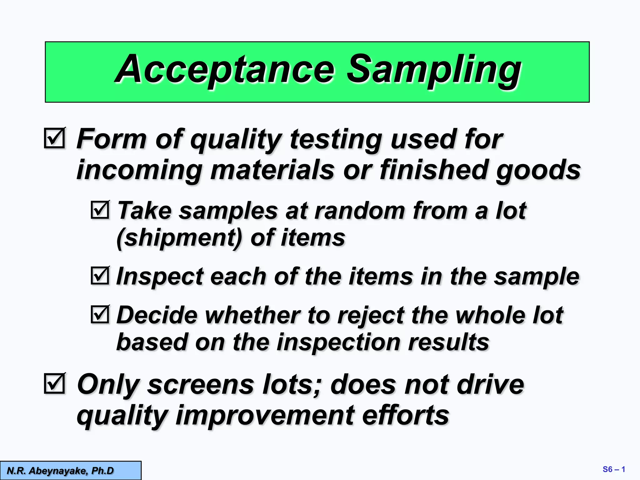 6. Sampling Plan Single Sampling.pdf