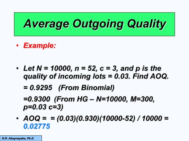 6 Sampling Plan Single Samplingpdf 2512