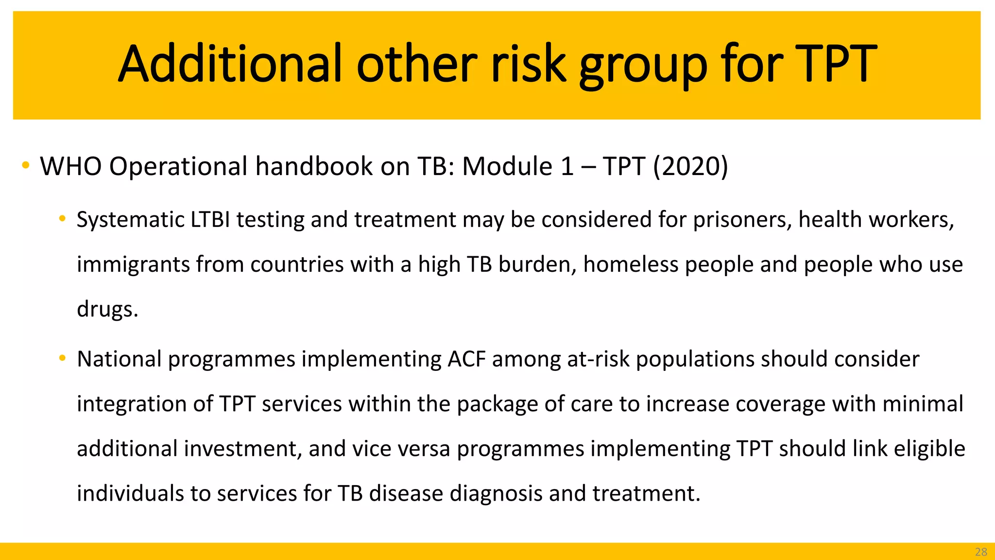 TB Preventive Therapy | PPTX
