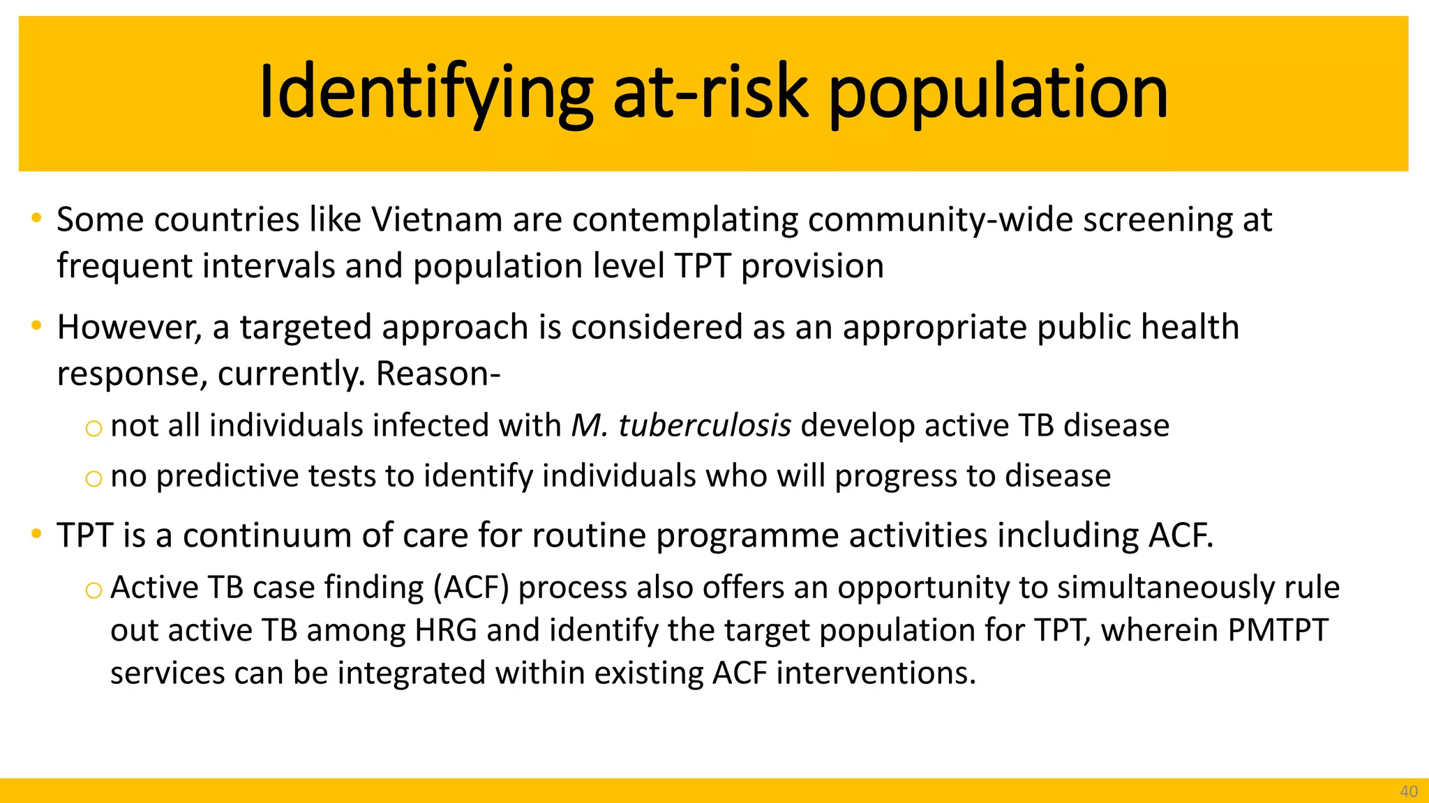 TB Preventive Therapy | PPTX