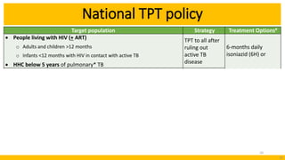 TB Preventive Therapy | PPTX