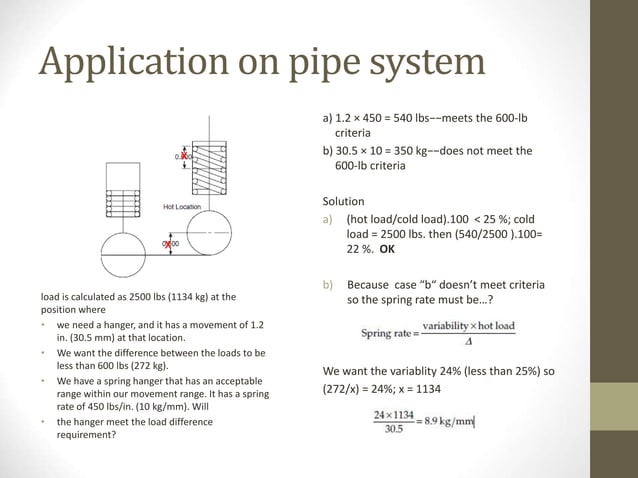 6. pipe support and restraint.ppt | Physics | Science