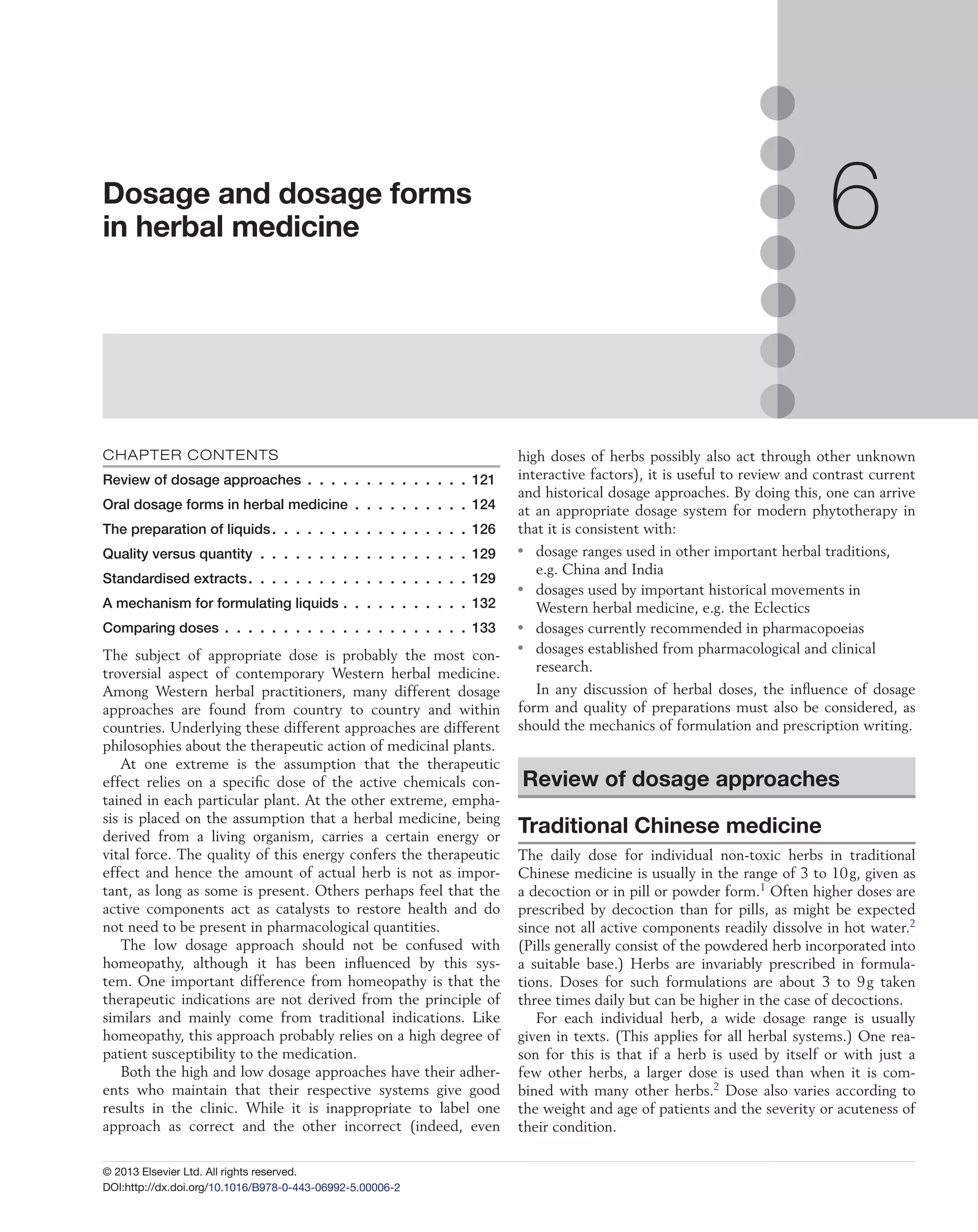 6. Dosage and dosage forms in herbal medicine.pdf