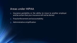 6.HIPAA.pptx | Health Insurance | Insurance