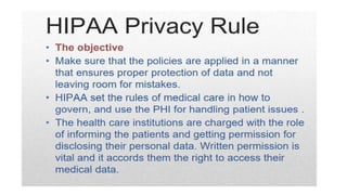 6.HIPAA.pptx | Health Insurance | Insurance