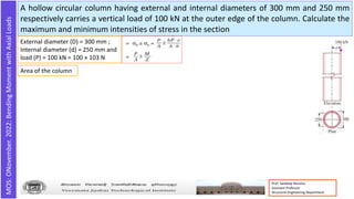 6. Bending Moment combined with Axial Loads.pptx