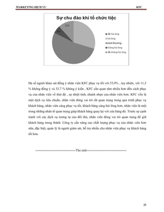 TIỂU LUẬN MARKETING DỊCH VỤ TẠI KFC VIỆT NAM | PDF