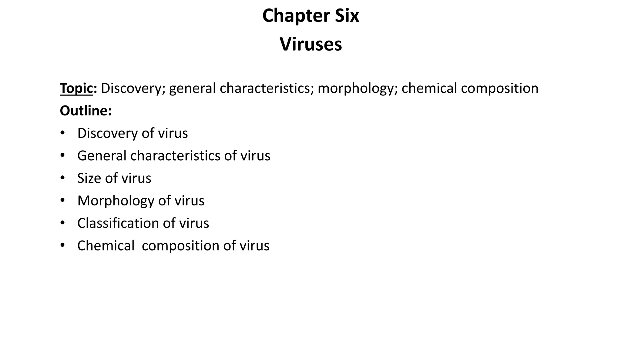 Introduction to virus | PPT