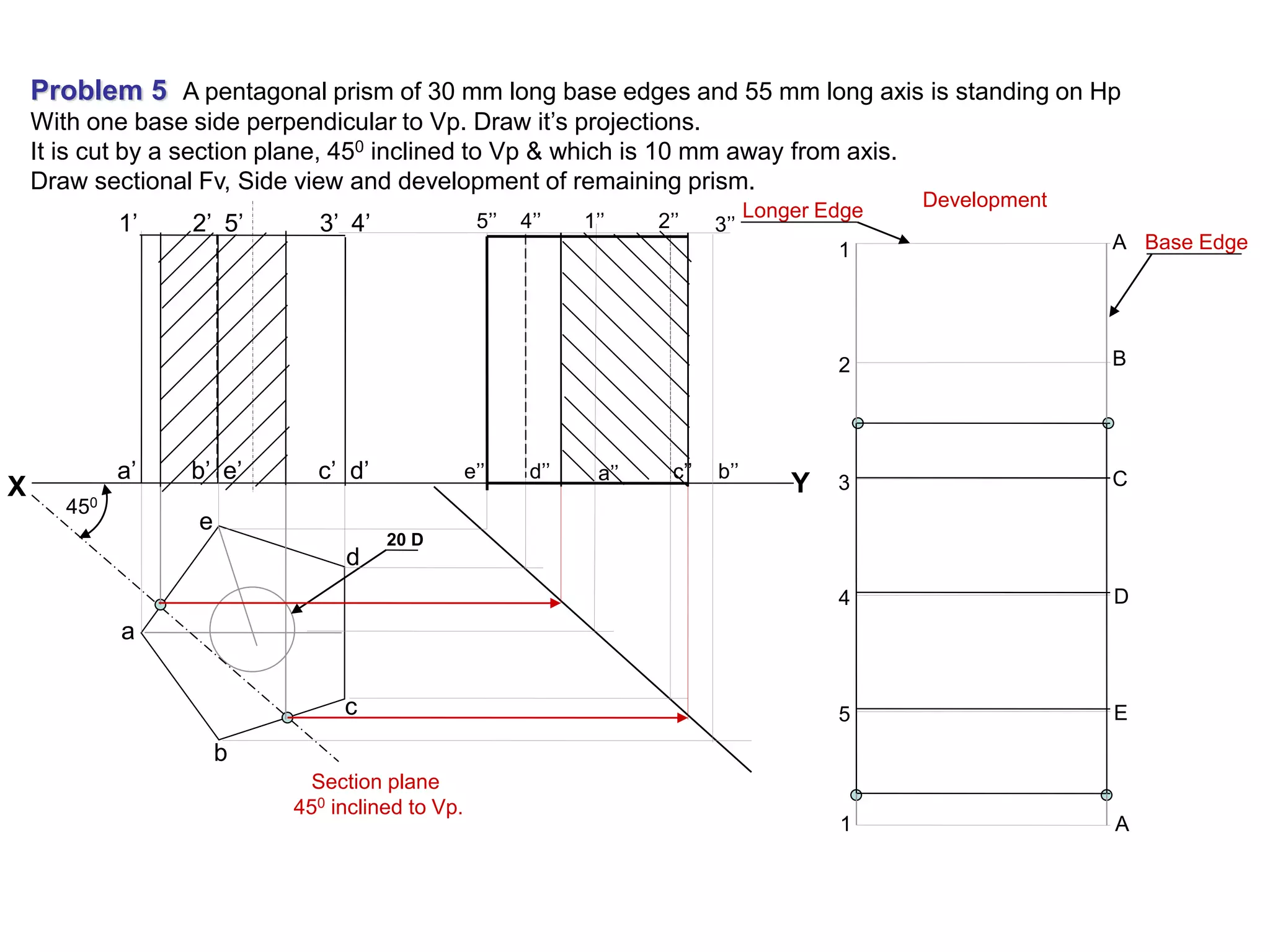 6. Section of solids and development of surfaces.ppt