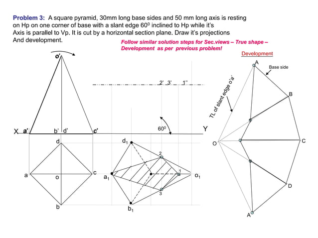 6. Section of solids and development of surfaces.ppt | 3-D Graphics ...
