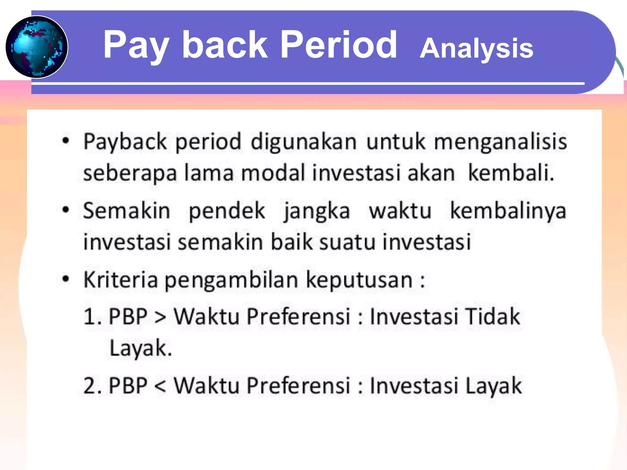 Payback Period & Break Event Point (BEP) Analysis_ Cost Benefit Analysis (CBA) Training | PPTX