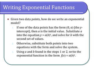 6.1 Exponential Functions | PDF