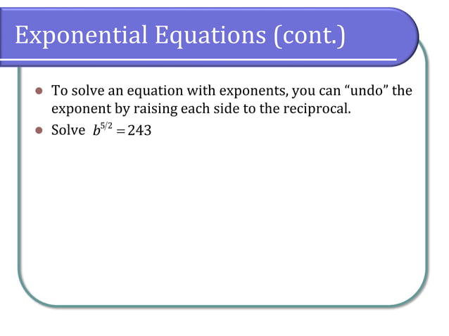 6.6 Exponential and Logarithmic Equations | PDF