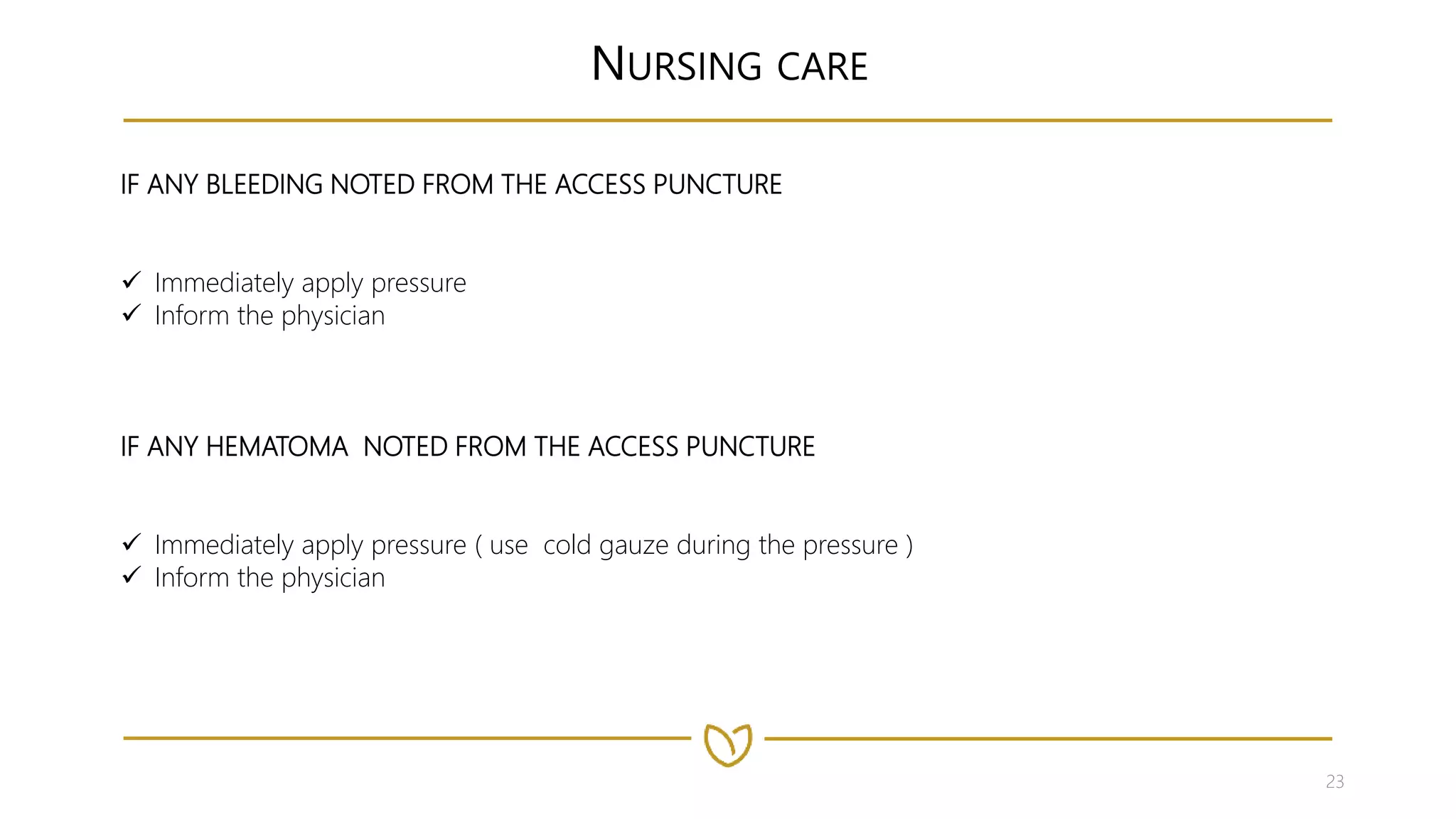 CARDIAC CATHETERIZATION NURSING CARE | PPTX