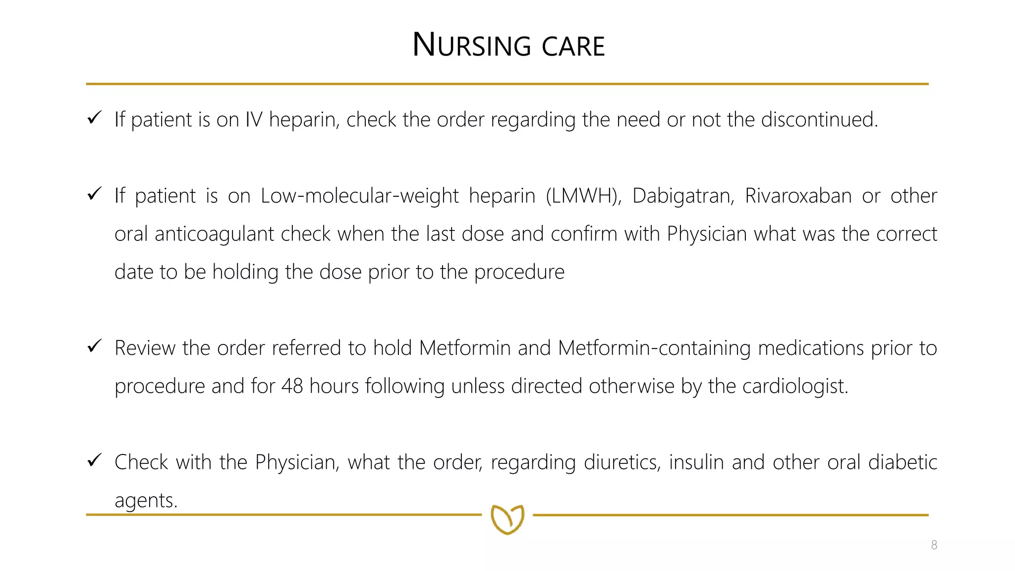 CARDIAC CATHETERIZATION NURSING CARE | PPTX