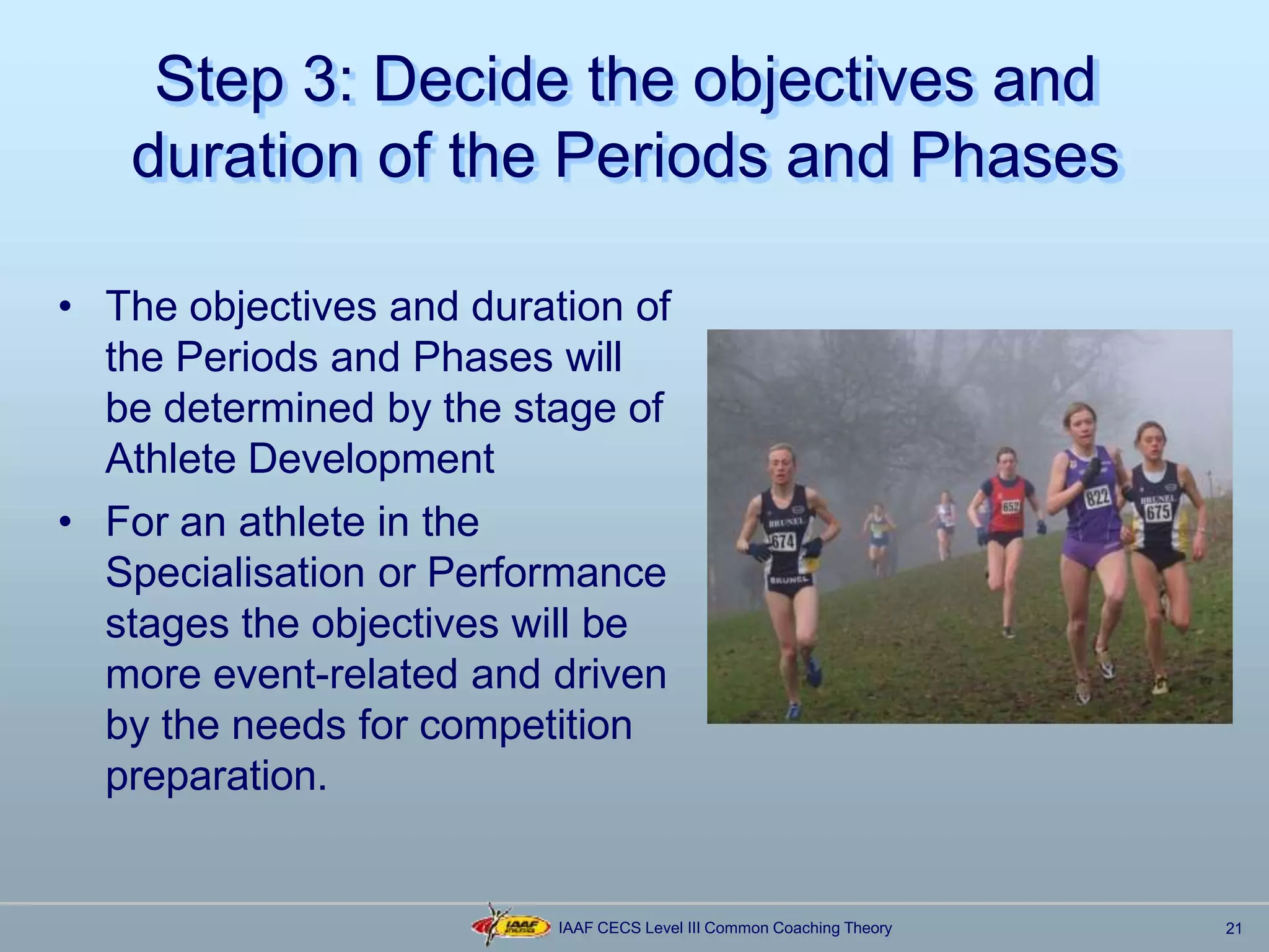 6.3 CECS Level III Planning a Training Year - Common Theory.pptx