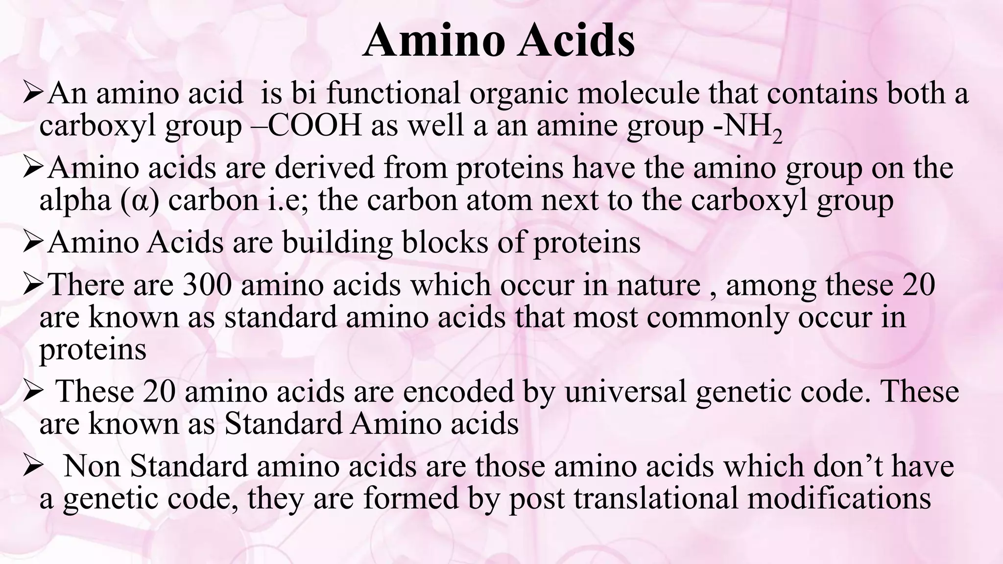 6. AMINO ACIDS.pptx | Chemistry | Science
