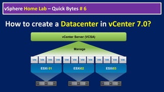 How to create a Datacenter in vCenter 7.0.pptx