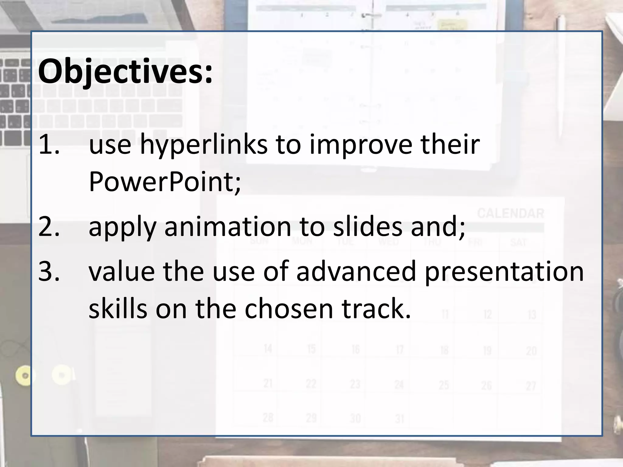 6. Applied Productivity Tools with Advanced Application Techniques PPT.pptx