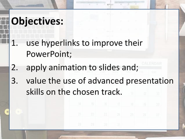6. Applied Productivity Tools with Advanced Application Techniques PPT ...