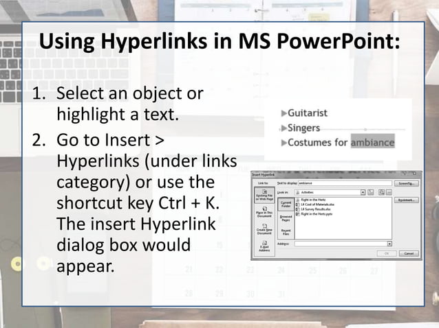 6. Applied Productivity Tools with Advanced Application Techniques PPT ...
