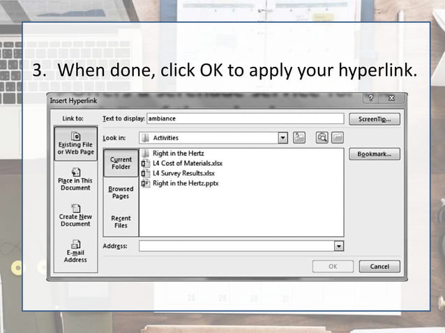 6. Applied Productivity Tools with Advanced Application Techniques PPT ...
