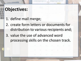 6. Applied Productivity Tools with Advanced Application Techniques PPT.pptx