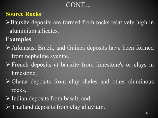6. Supergene and secondary enrichment deposits.pptx | Chemistry | Science