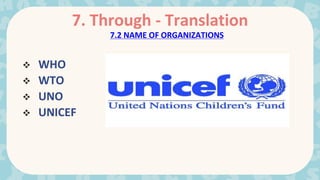 6.Translation Procedure | PPTX