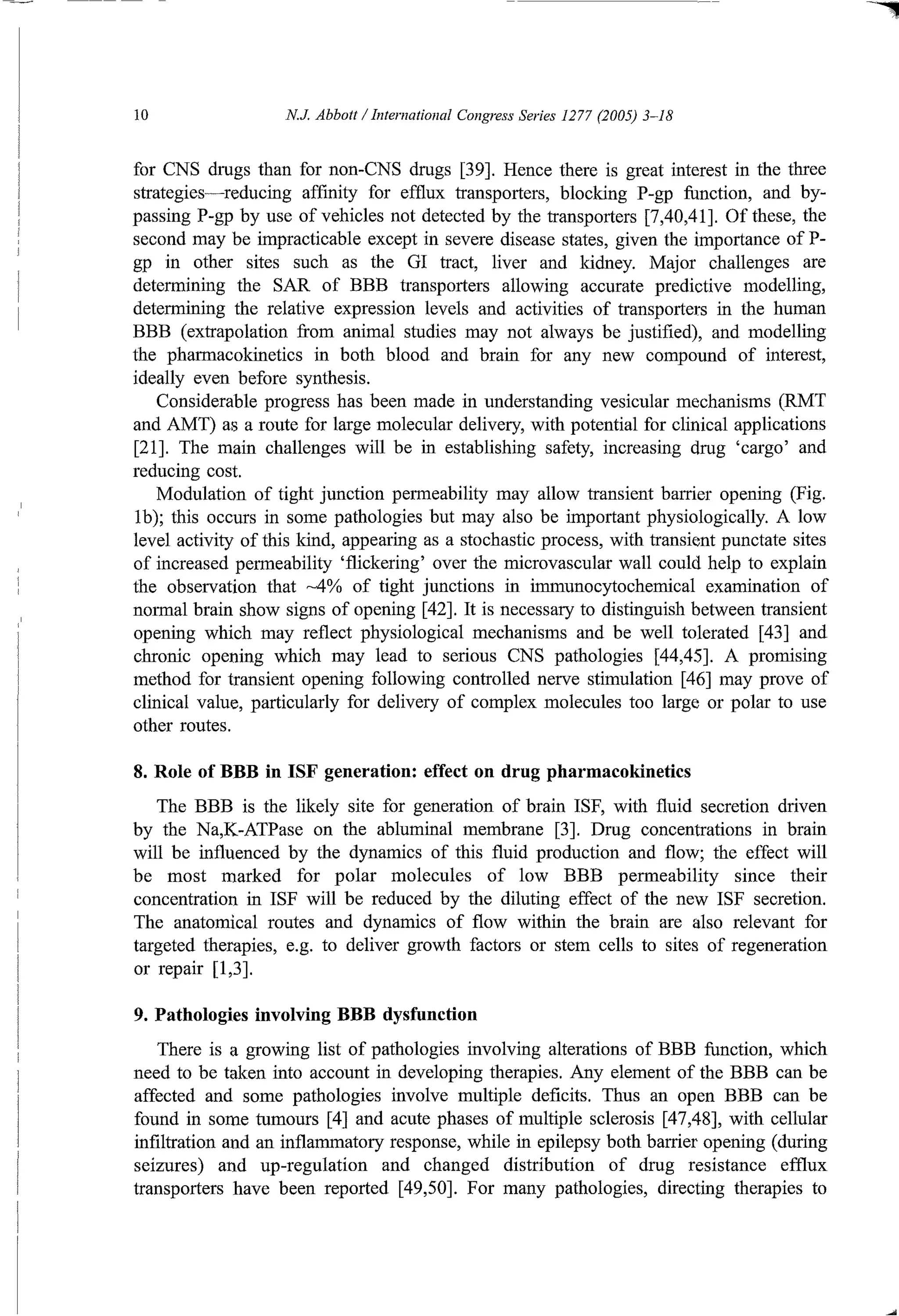blood - brain barrier | PDF