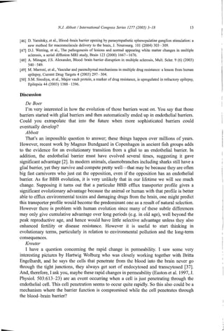 blood - brain barrier | PDF