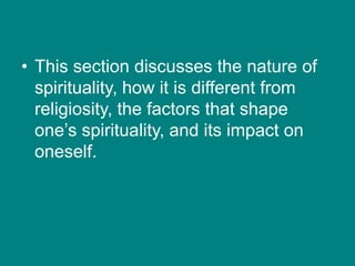 6. the spiritual self.ppt