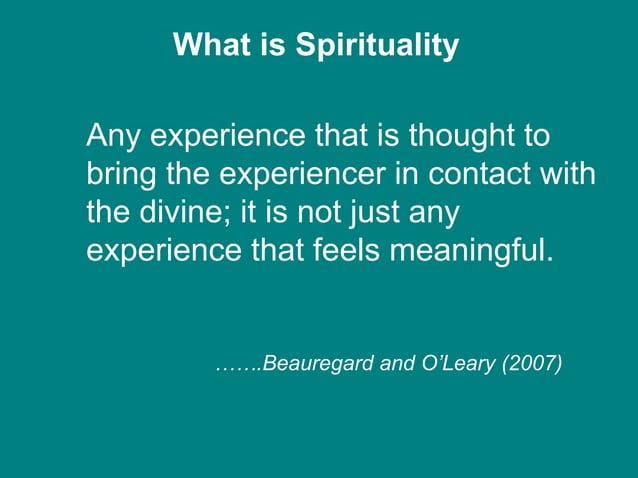6. the spiritual self.ppt