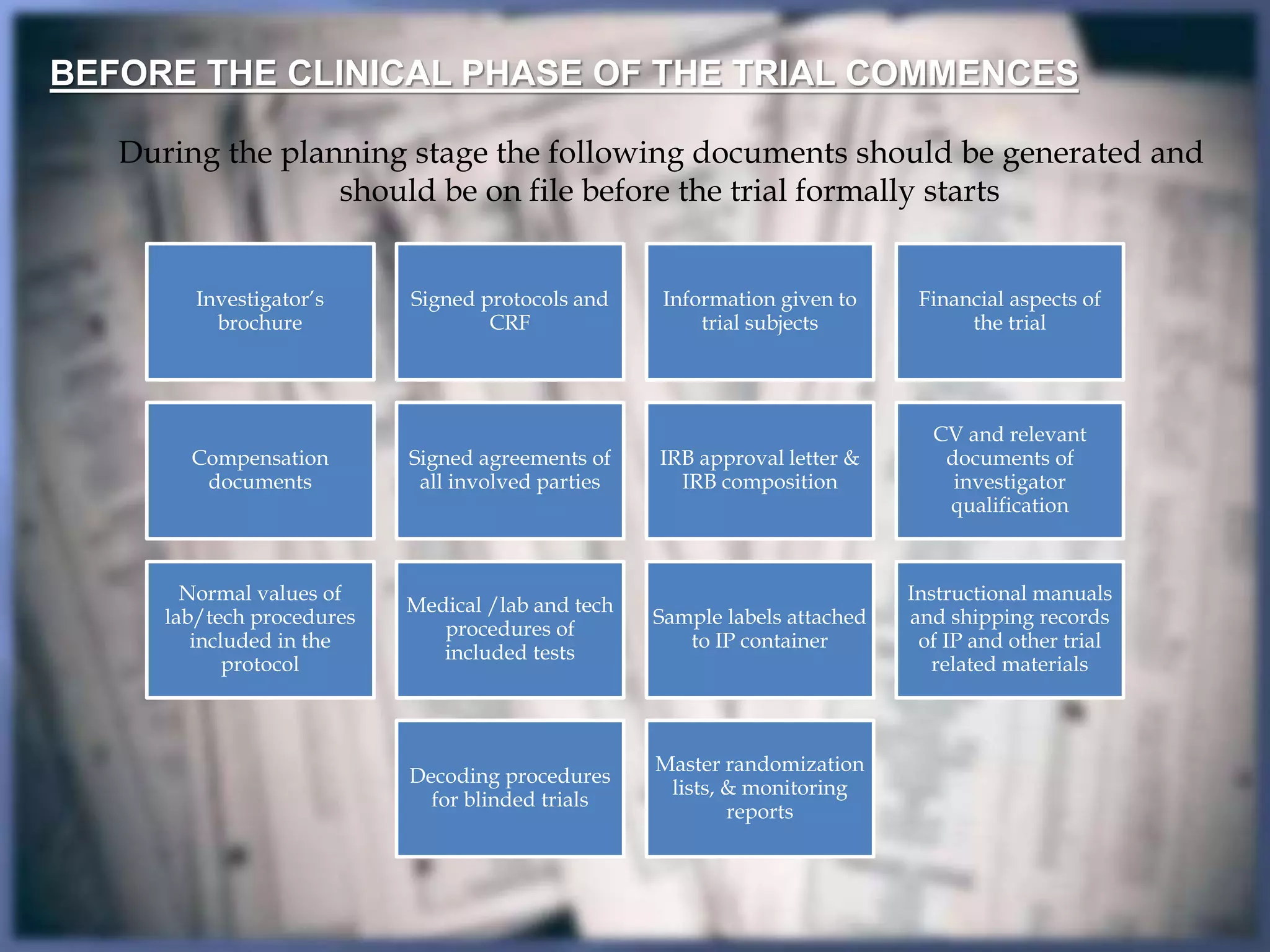 Essential Documents For the Conduct of Clinical Trial | PPTX