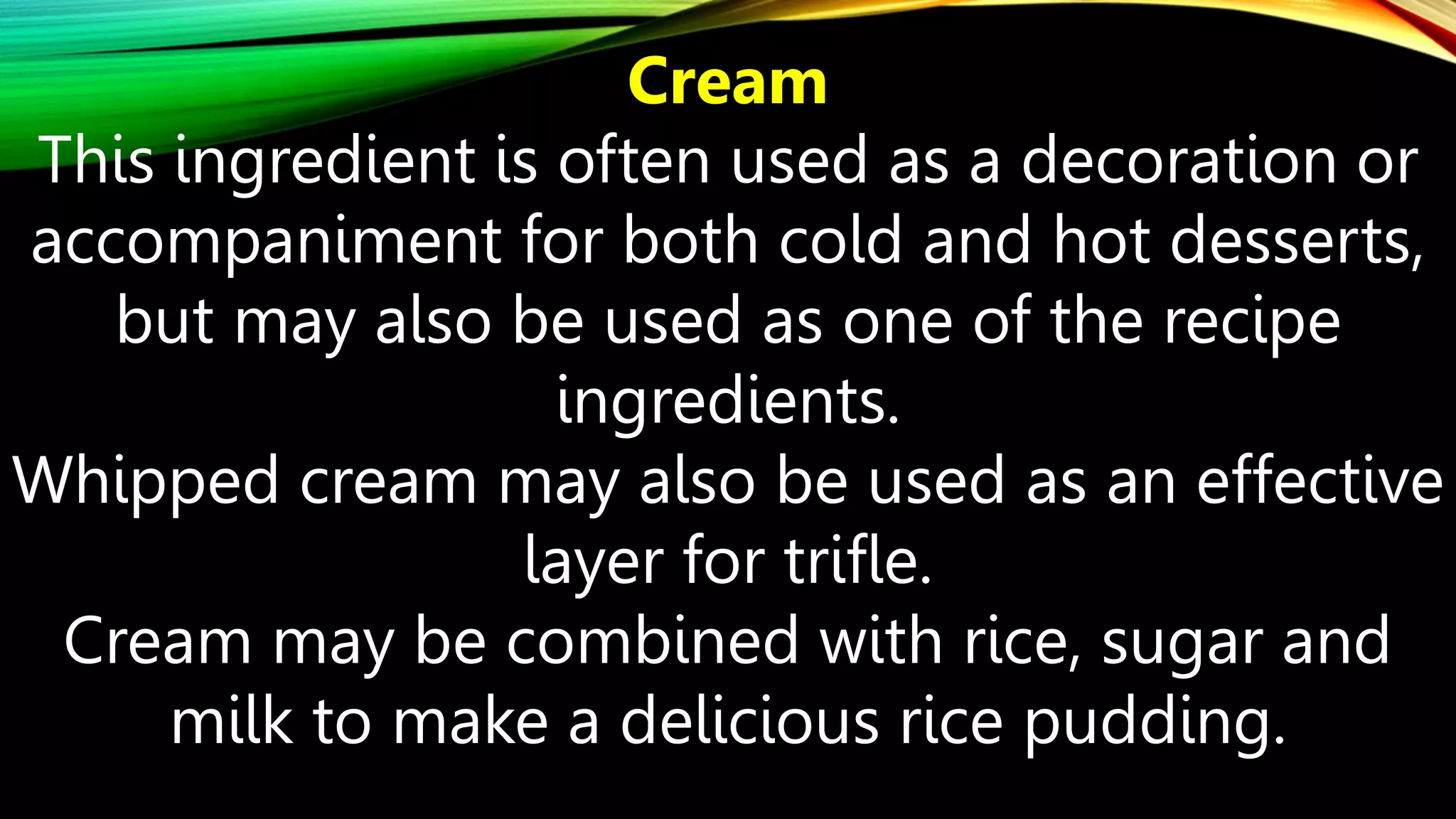 PREPARE DESSERTS | PPTX