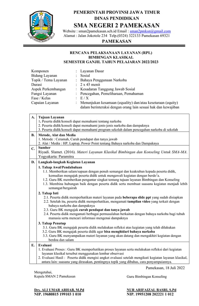 CONTOH RPL KLASIKAL | PDF