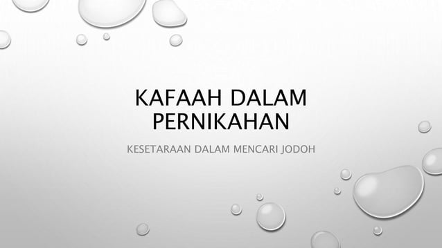 6. Kafaah dalam Pernikahan.pptx