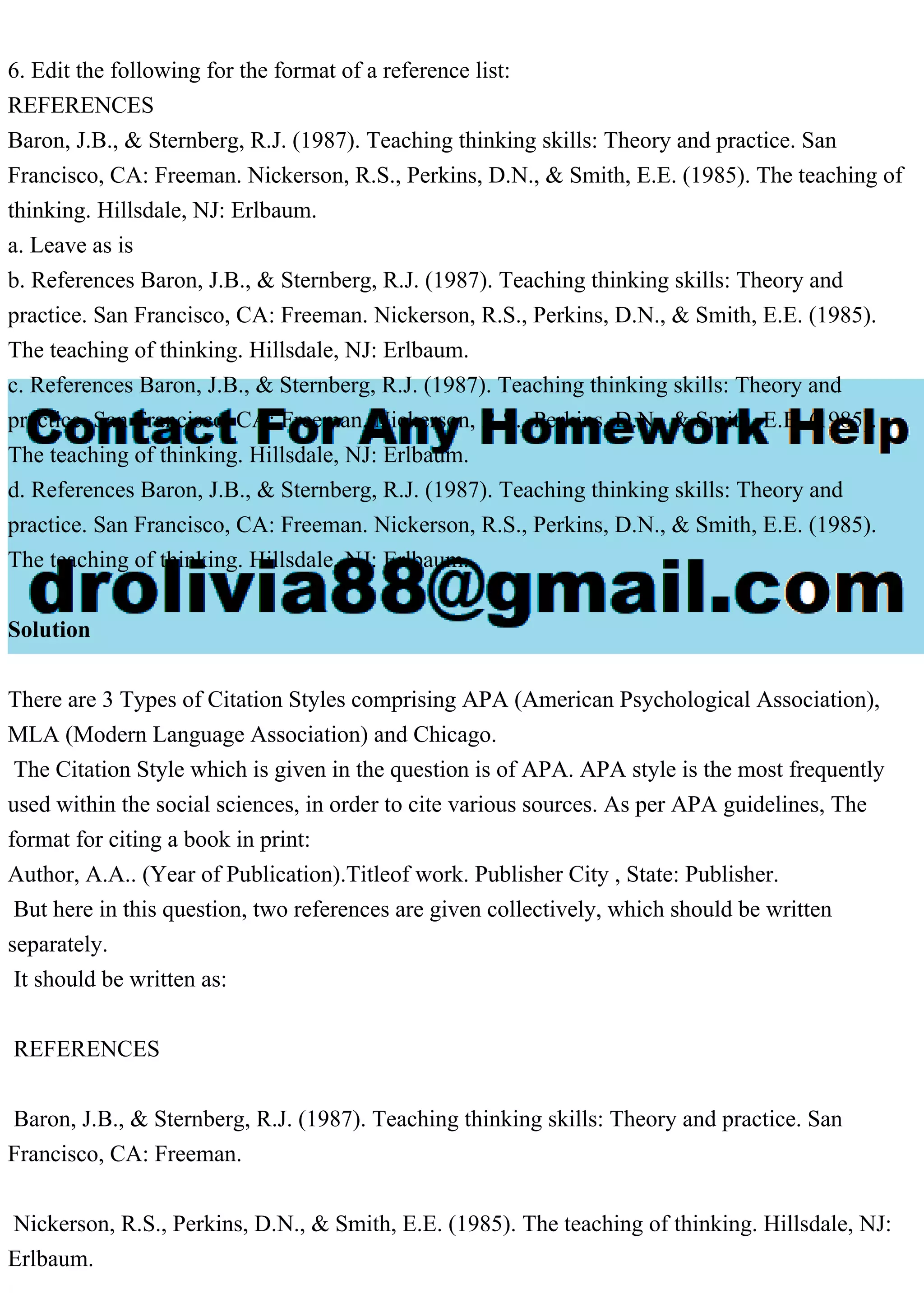 6. Edit the following for the format of a reference listREFERENCE.pdf