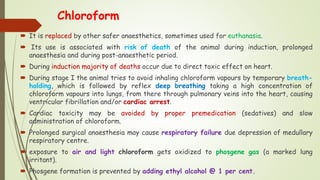 6.-Inhalant-anaesthetics vet | PPTX