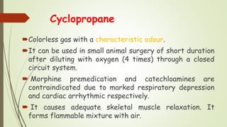 6.-Inhalant-anaesthetics vet | PPTX