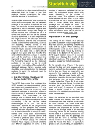 6. An Introduction To Statistical Package For The Social Sciences | PDF