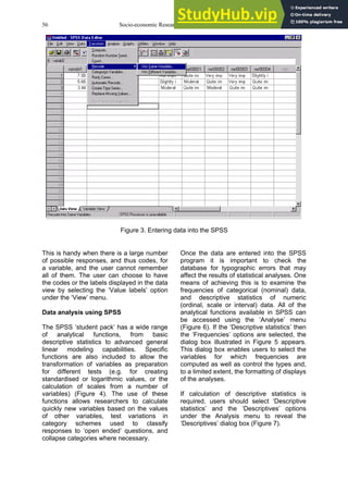 6. An Introduction To Statistical Package For The Social Sciences | PDF