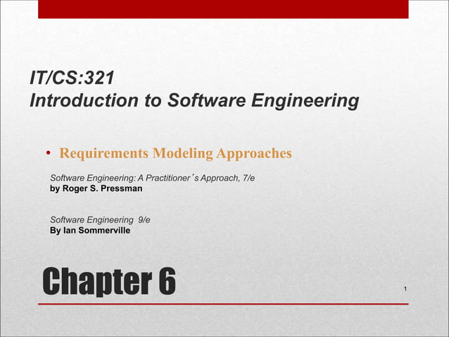 6.SE_Requirements Modeling.ppt | Computer Software and Applications | Computing