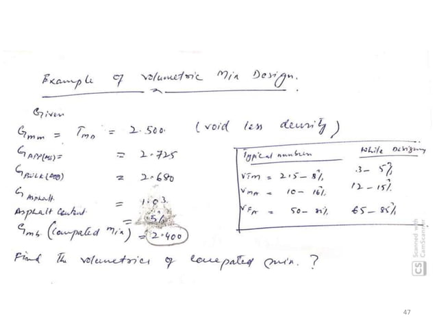 Asphalt_Mix_Design_Marshall_Method with Example.pptx | Civil ...
