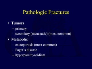 Pathologic Fractures orthopedics trauma | PPT